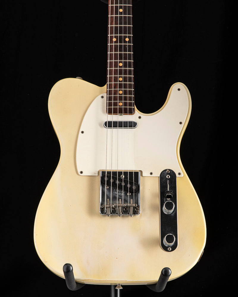 1963 Fender Telecaster Refinished in Olympic White Refinish