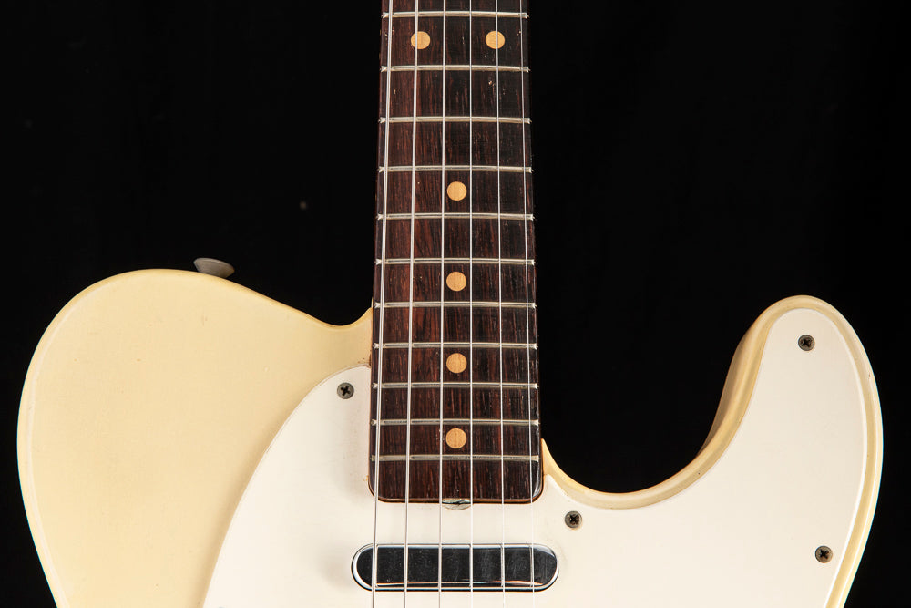 1963 Fender Telecaster Refinished in Olympic White Refinish