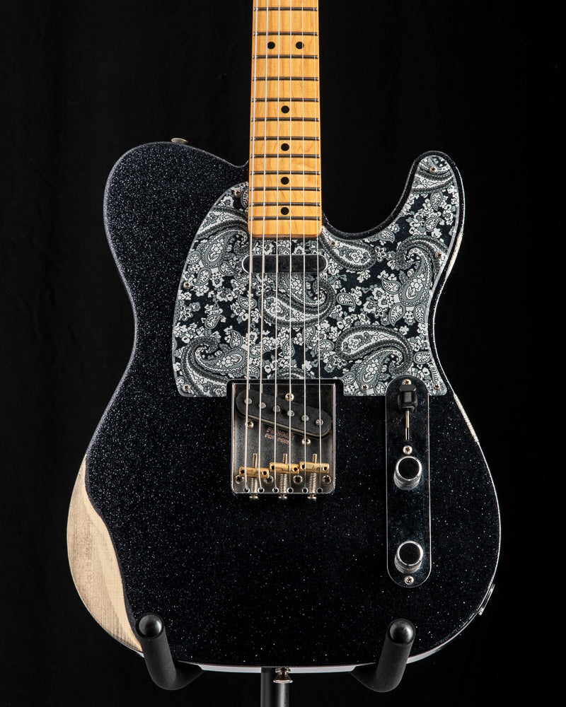 Fender Brad Paisley Road Worn Esquire Black Sparkle Guitar