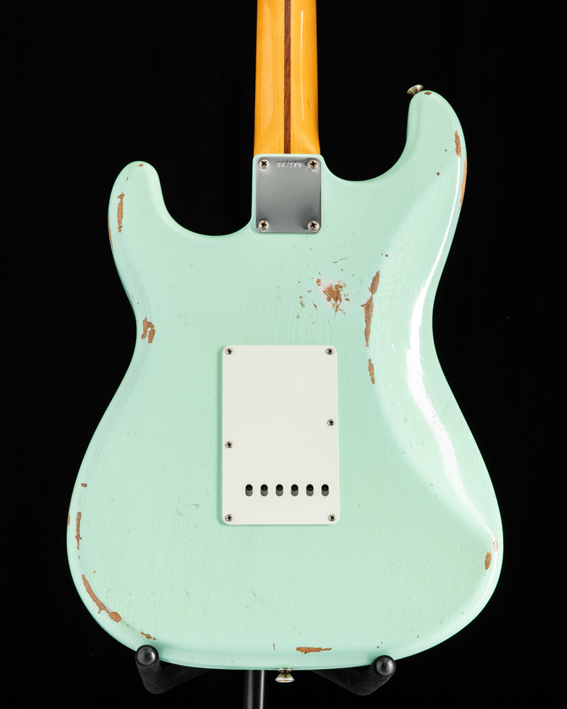 Used Fender Custom Shop 1957 Relic Stratocaster Faded Surf Green