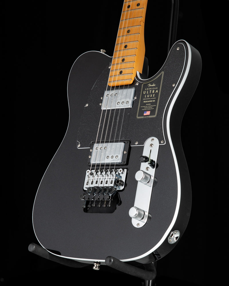 Fender American Ultra Luxe Telecaster Floyd Rose HH Mystic Black