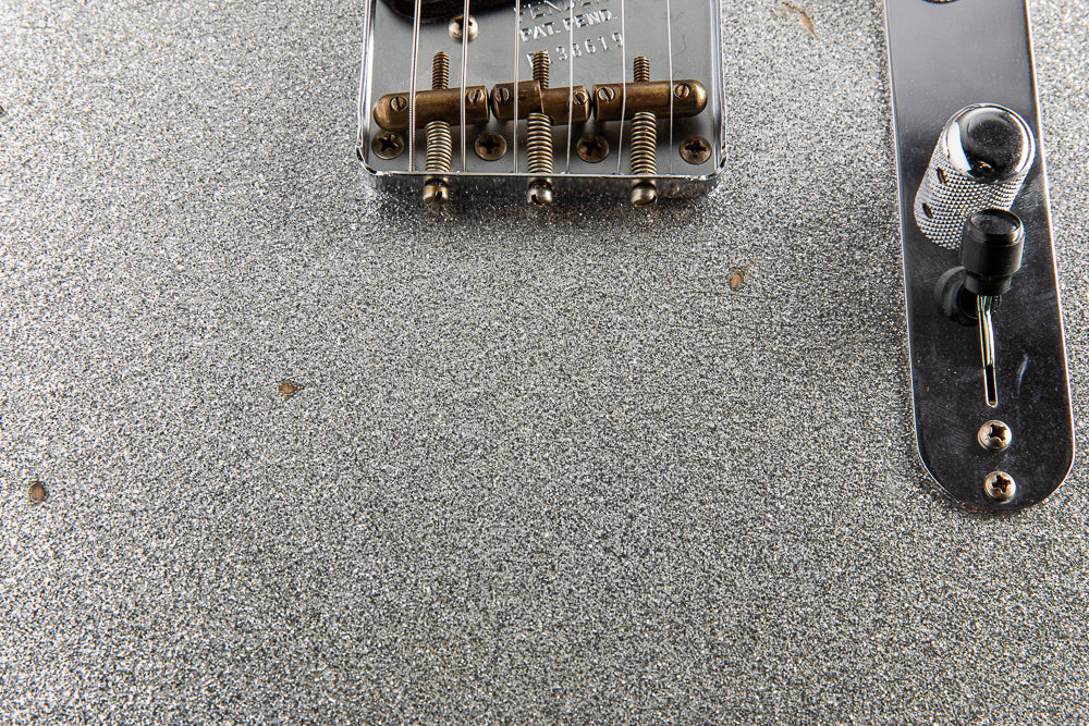 Fender Custom Shop Tomatillo Tele Relic Aged Silver Sparkle
