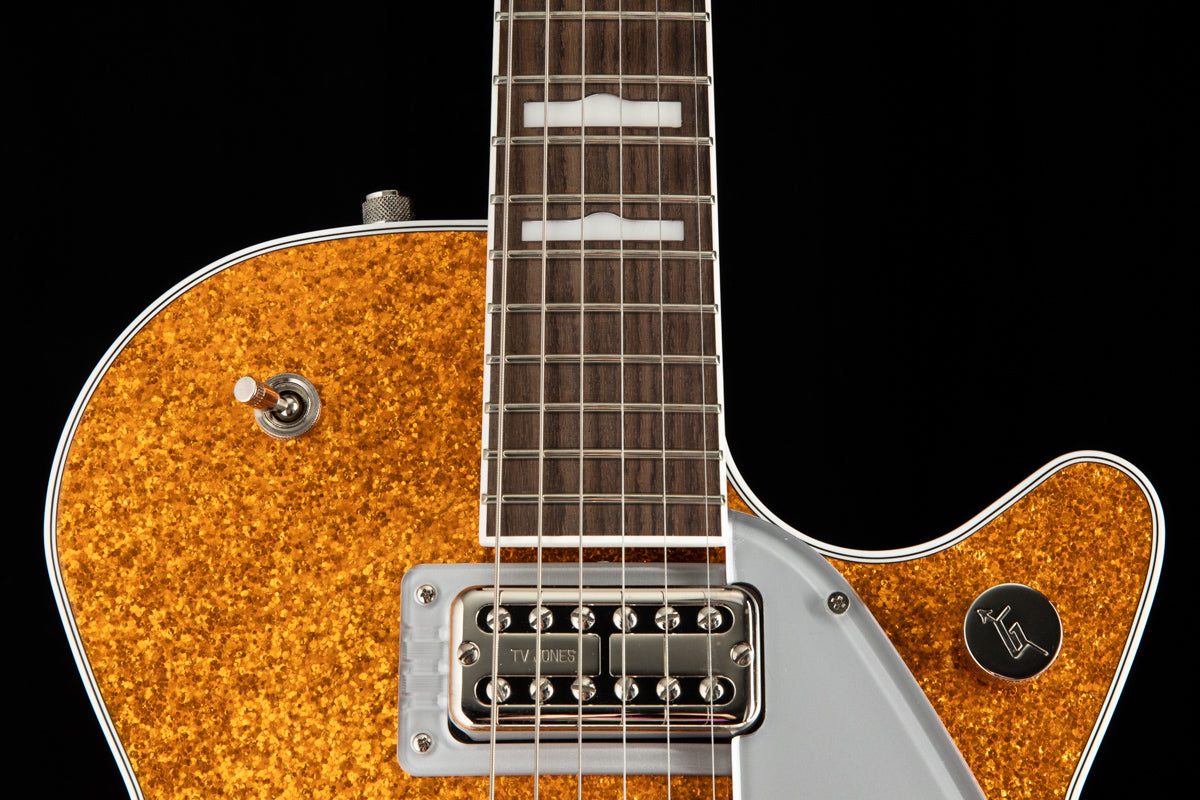 Used Gretsch Vintage Select '89 Sparkle Jet Gold Electric Guitar
