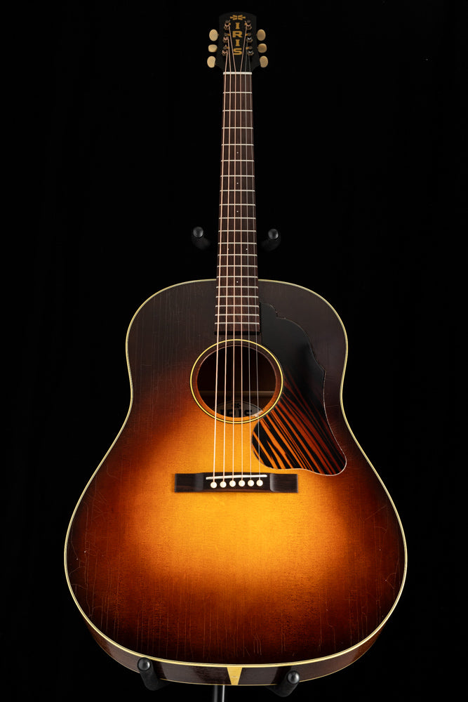 Iris Guitar Company DF Distressed Tobacco Burst Acoustic Guitar