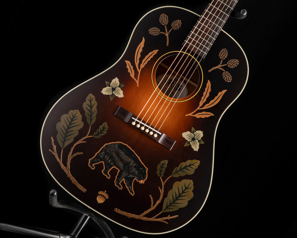 Iris Guitar Company DF Mid 30s Dark Burst Hand-painted by Sarah Ryan 2