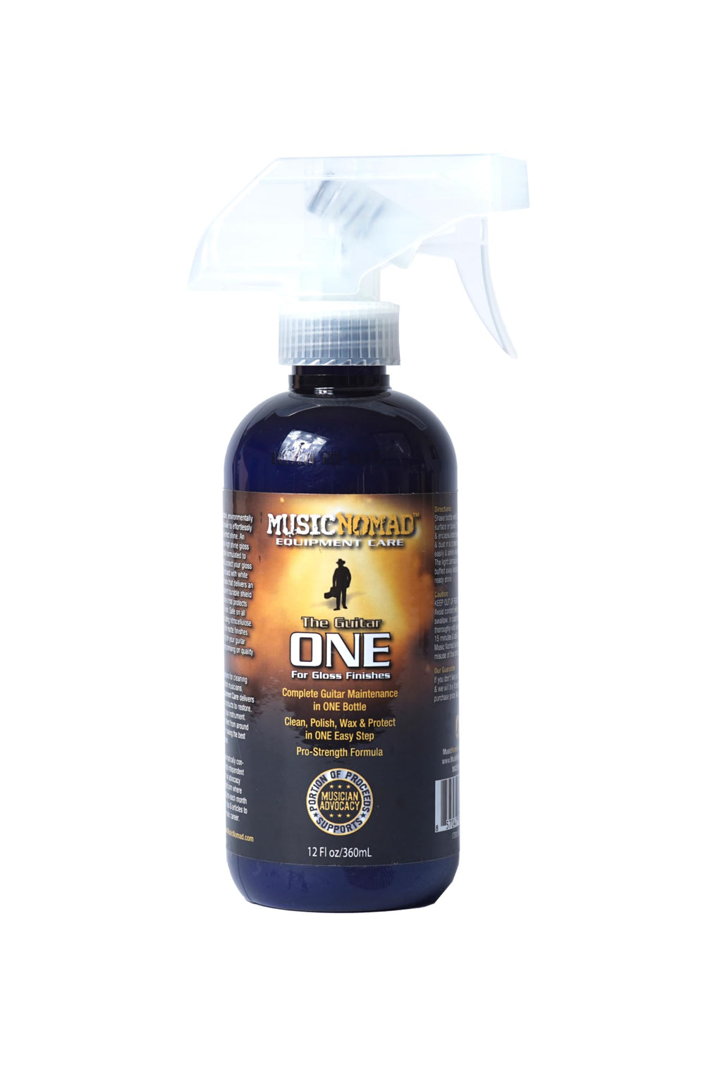Music Nomad The Guitar One 12 oz. Tech Size - All in 1 Cleaner, Polish