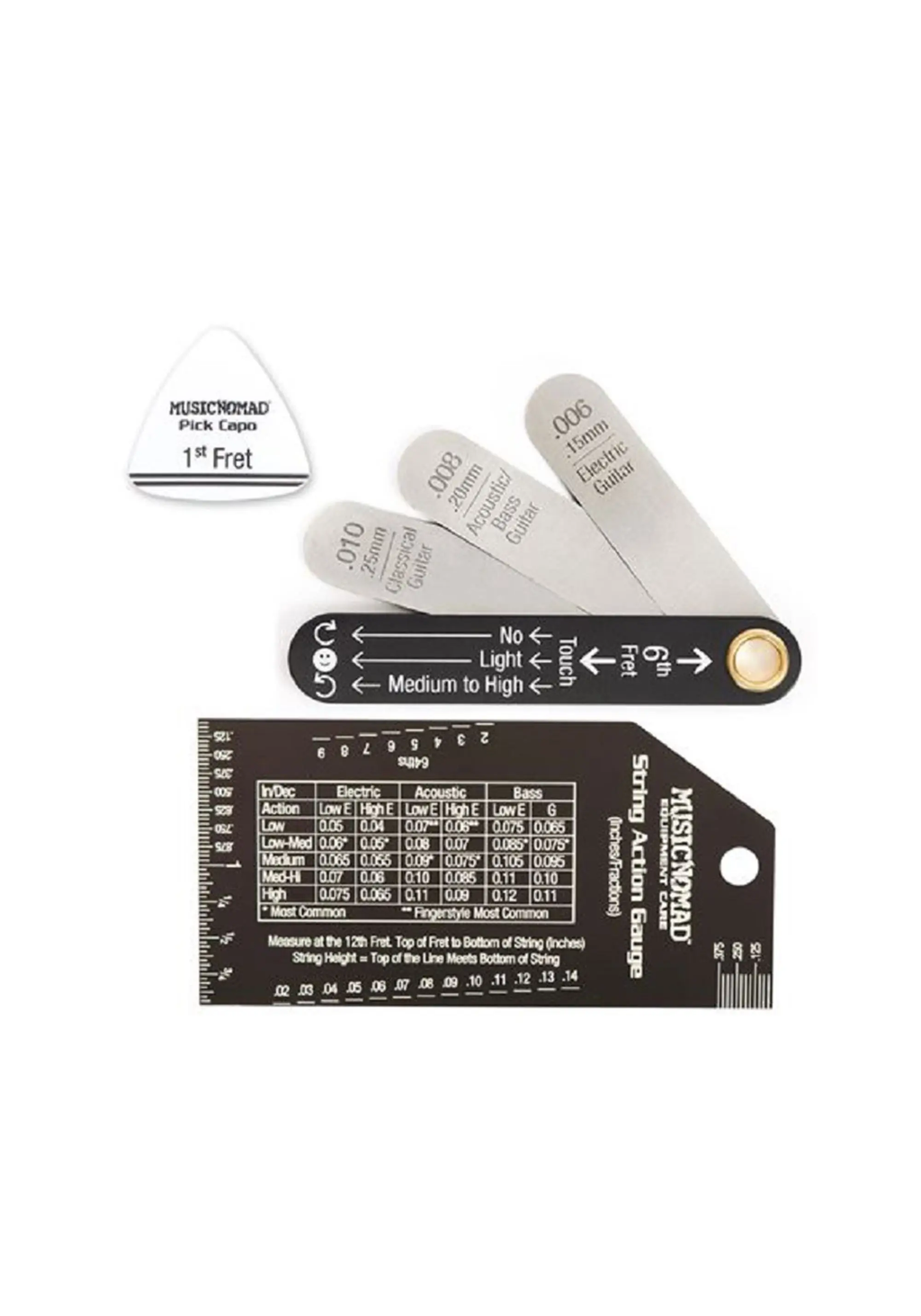 Music Nomad Truss Rod Gauge & String Action Gauge Bundle