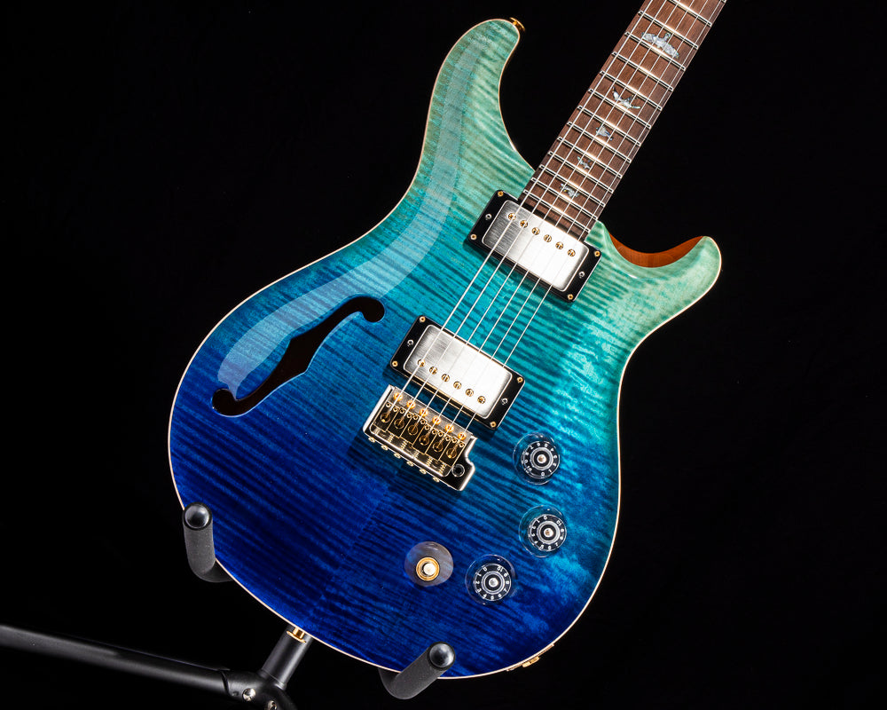 Paul Reed Smith Wood Library DGT Semi-Hollow Blue Fade Brian's Guitars