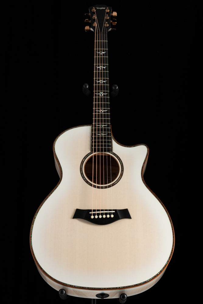 Taylor Custom Grand Auditorium C14ce Figured Maple Whitepearl Burst