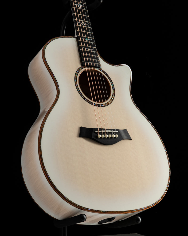 Taylor Custom Grand Auditorium C14ce Figured Maple Whitepearl Burst