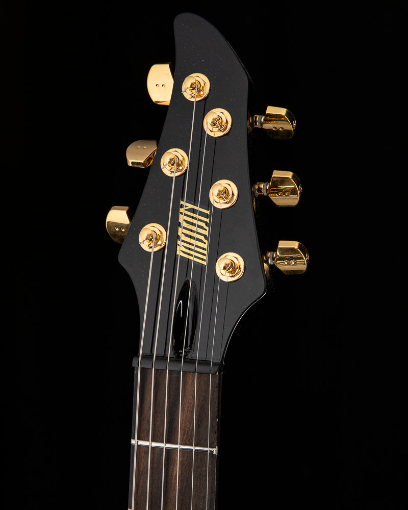 Used Moon Guitars Moon Burn Custom Gloss Black