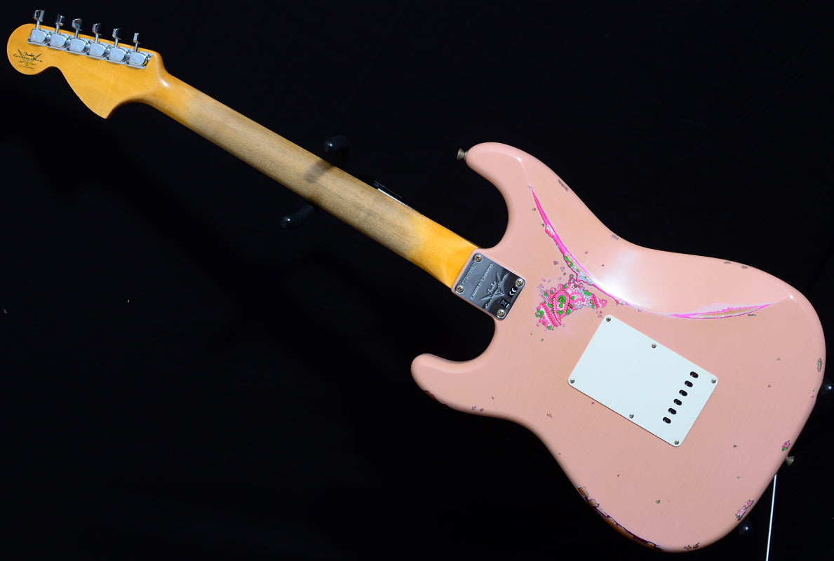 Pink Fender Custom Shop 1969 Heavy Relic Stratocaster | Paisley Guitar