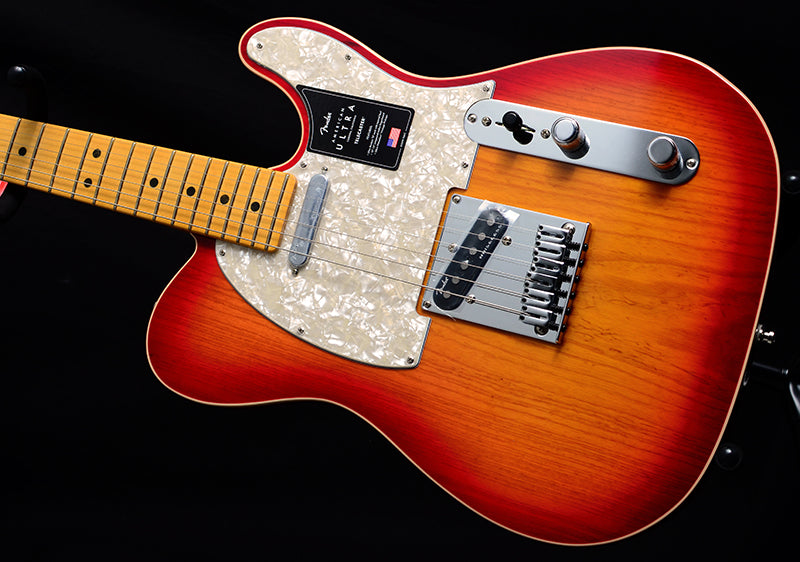 Fender American Ultra Telecaster Plasma Red Burst | Red Telecaster
