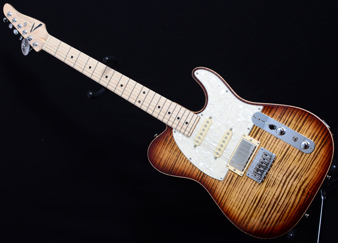 Tom Anderson Drop T Classic Shorty Hollow Light Tiger Eye Burst