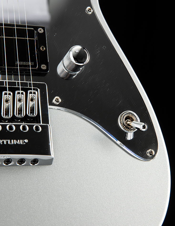 Used ESP Custom Shop Ken Susi M-II 7 String Prototype Silver Metallic