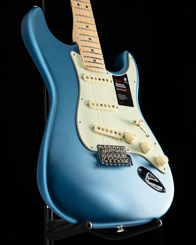 Fender American Performer Stratocaster Satin Lake Placid Blue