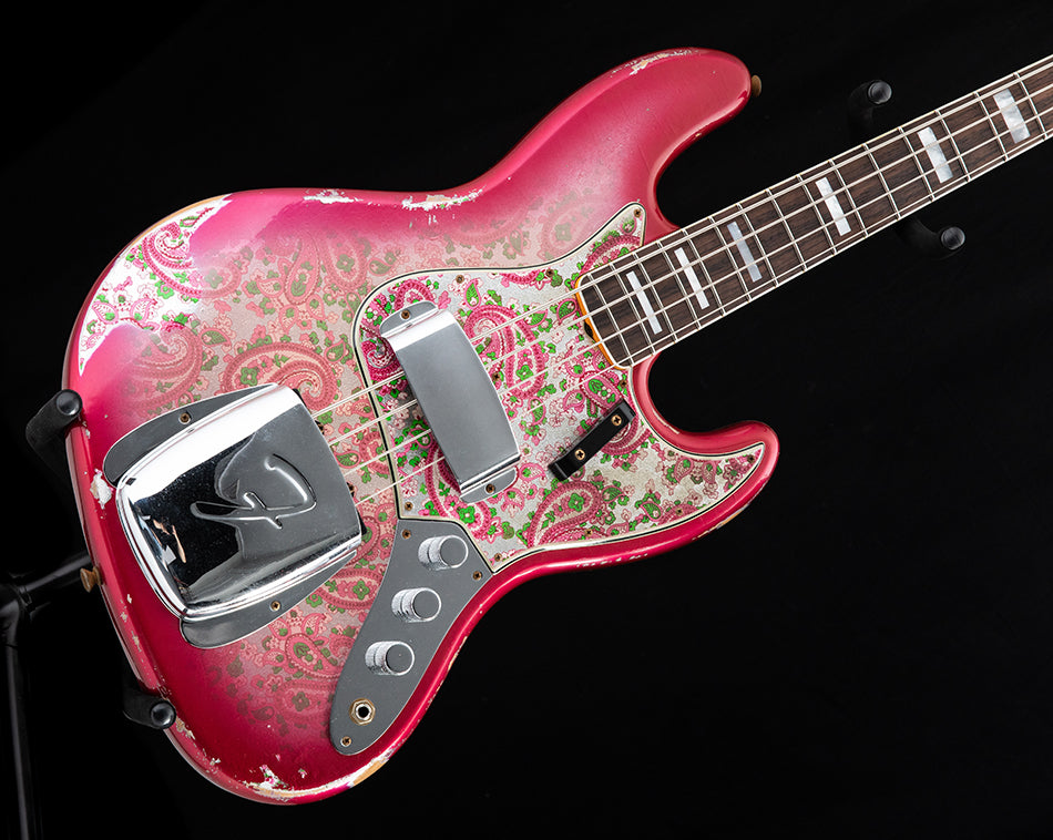 Fender Custom Shop Heavy Relic Jazz Bass Pink Paisley Limited