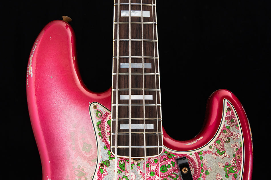 Fender Custom Shop Heavy Relic Jazz Bass Pink Paisley Limited