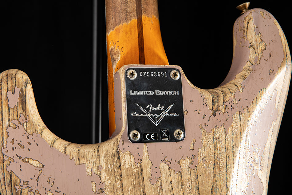 Fender Custom Shop Red Hot Stratocaster Super Heavy Relic Dirty Shell