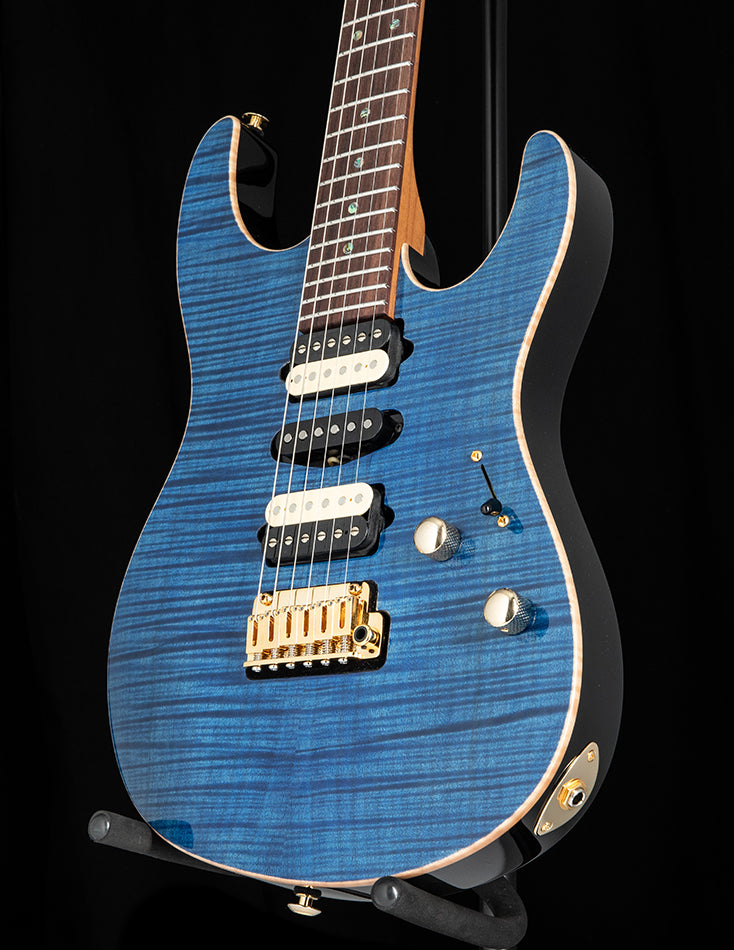 Suhr Custom Modern Faded Trans Blue
