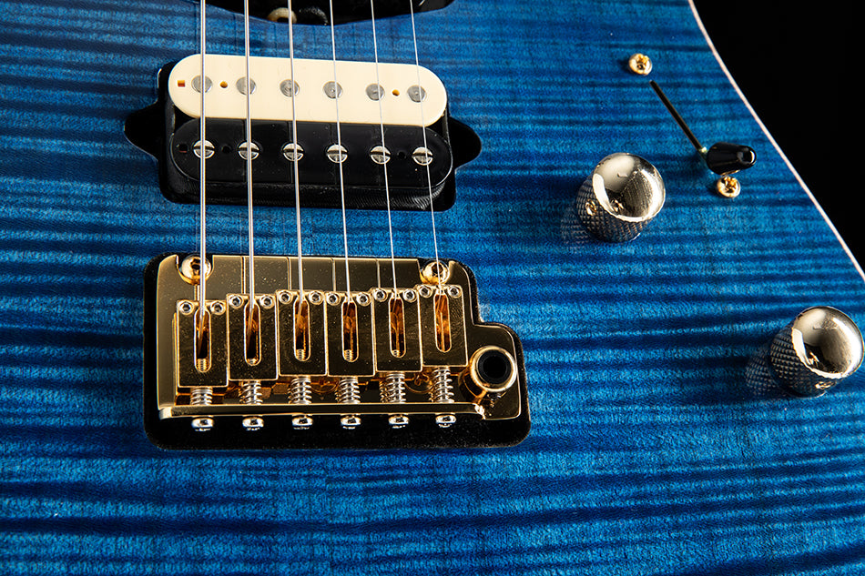 Suhr Custom Modern Faded Trans Blue