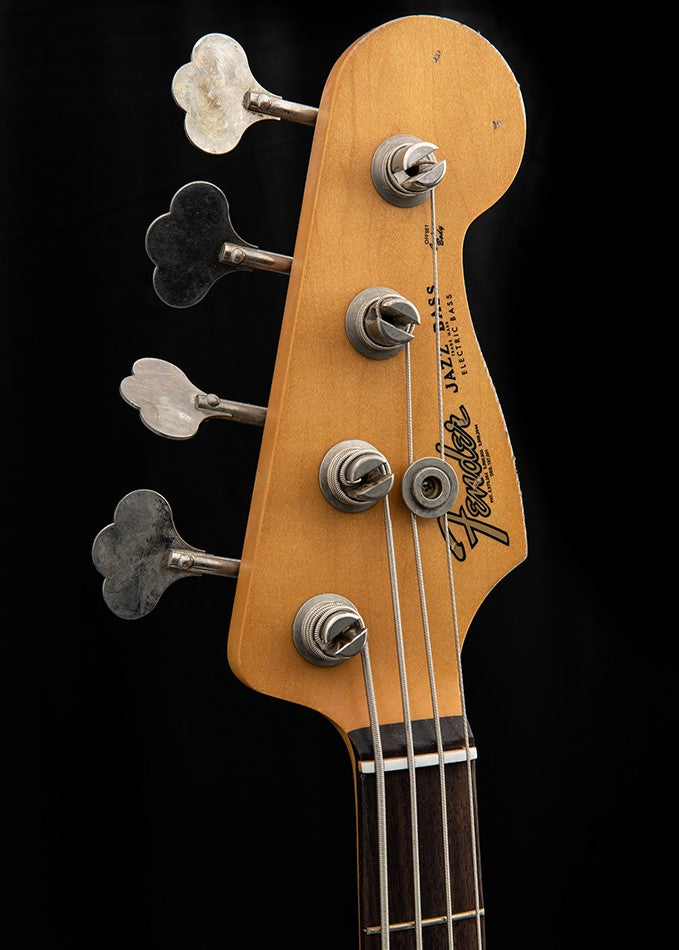 Fender Flea Jazz Bass Roadworn Faded Shell Pink